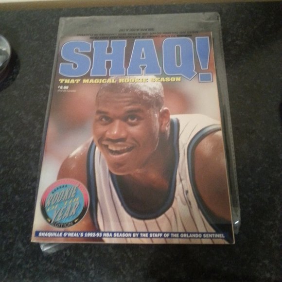 Other | Shaq Shaquille Oneal Rookie Magazine Nba Orlando Magic | Poshmark